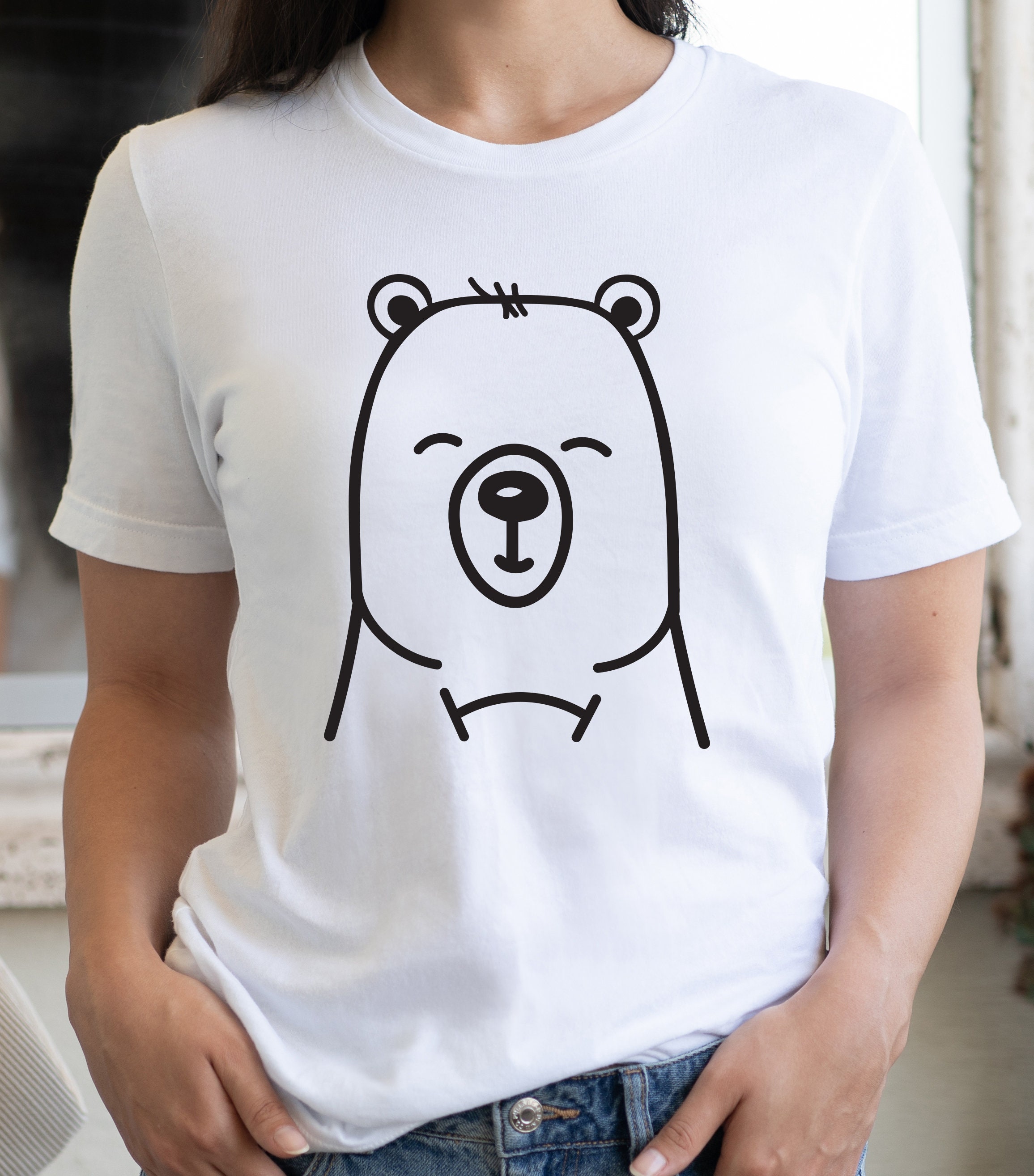Plotter File Bear Svg Teddy Bear SVG PNG Plotting T-shirt - Etsy Hong Kong