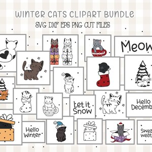 Süße Katze Plotterdatei SVG DXF PNG Baby Tier Cricut Silhouette Download Plotten Bundle ...