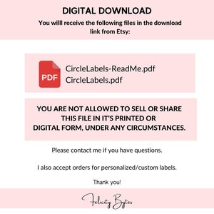 Printable and Editable Round Label Templates, Edit in Canva, 9 Round ...
