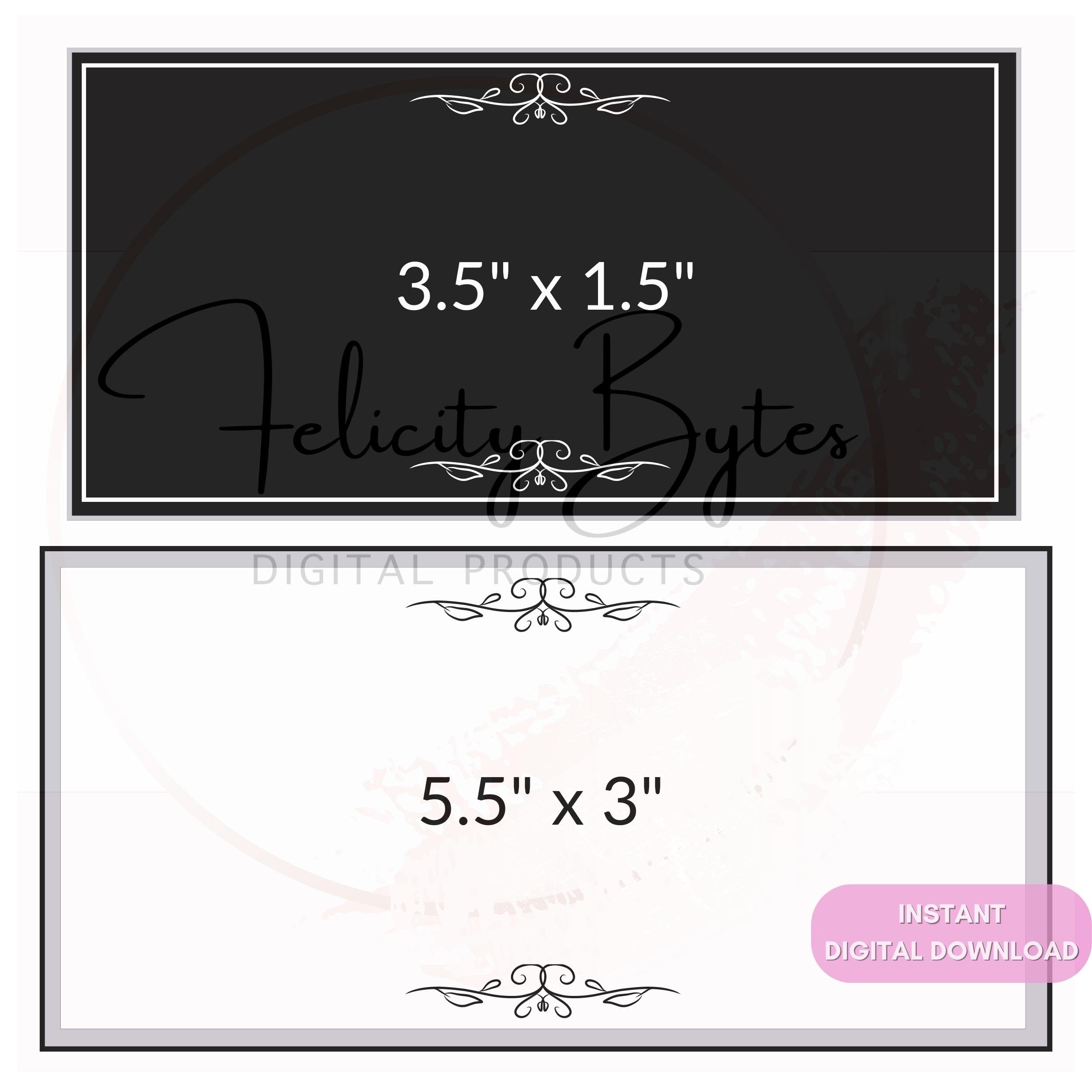 Home Organization Labels, Minimalist and Practical Printable 16-page ...