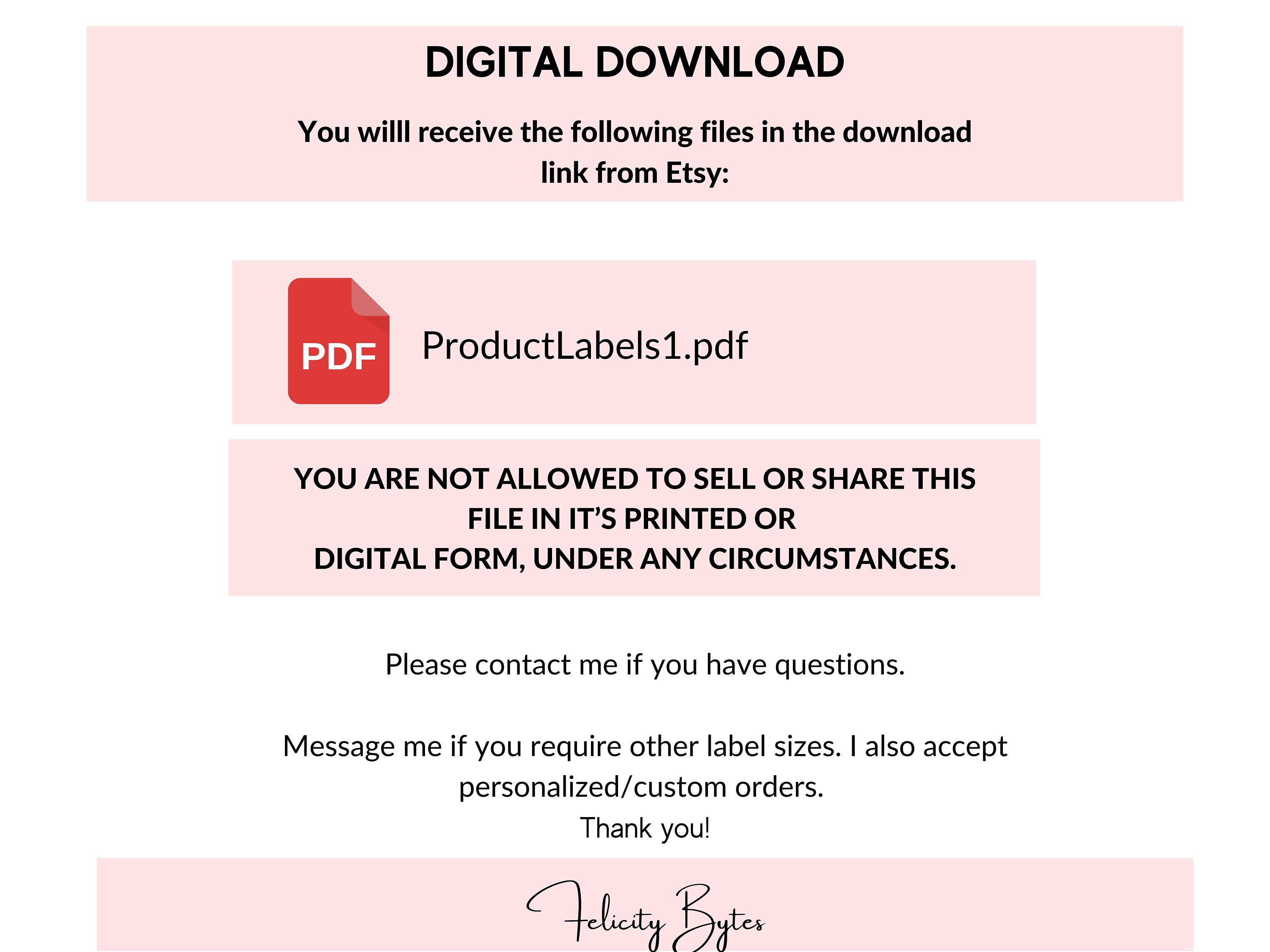 Home Baked Goods Label Template, Minimalist Practical Editable Labels ...