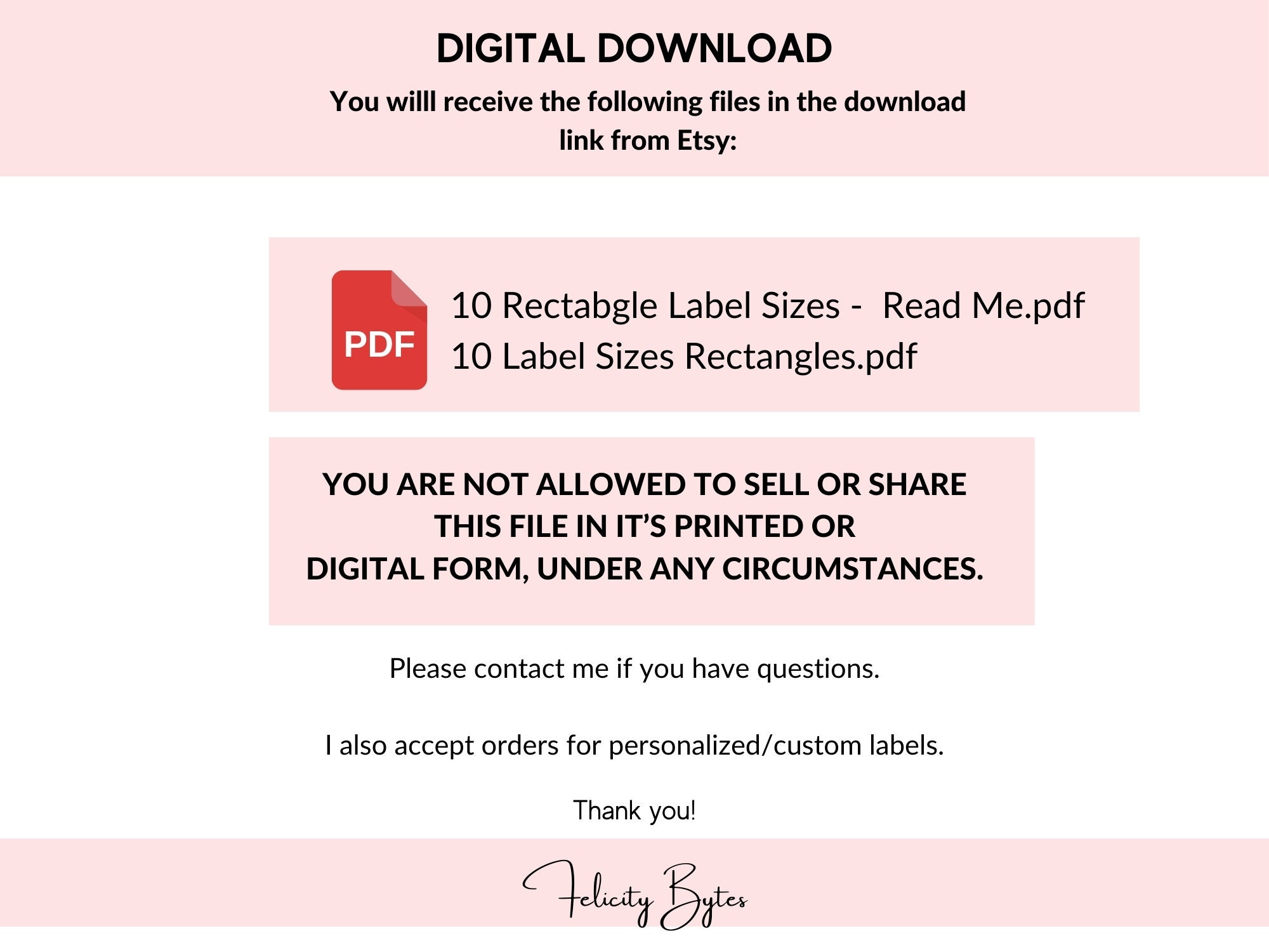 Printable and Editable Home Labels, Edit in Canva, 10 Rectangle Label ...