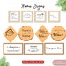 Printable and Editable Home Labels| Edit in Canva| 10 Label Sizes, 10 ...