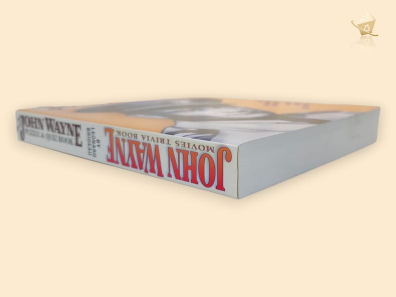 John Wayne Trivia Book: Movie Puzzles & Trivia Guide - Etsy