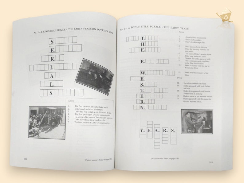 John Wayne Trivia Book: Movie Puzzles & Trivia Guide - Etsy