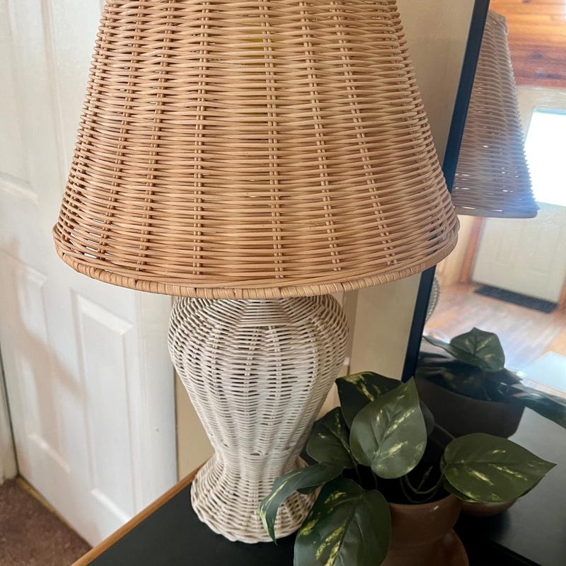 Wicker Lamp Shades - Etsy