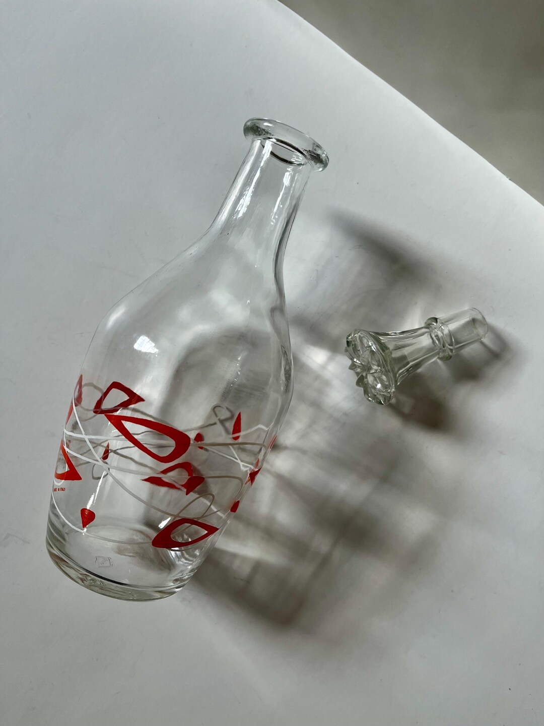 MCM Italian Glass Decanter - Etsy