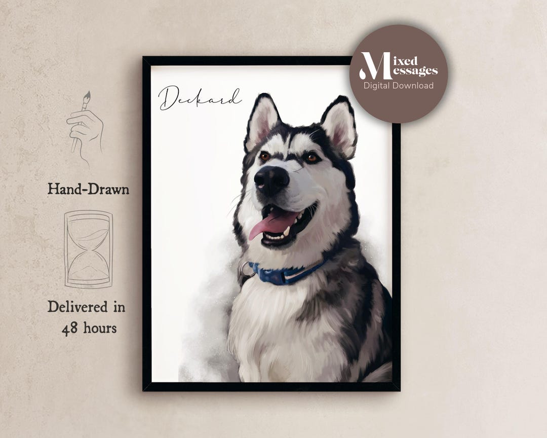 Custom, Hand-painted Pet Portraits | Art From Photograph | Oil ...