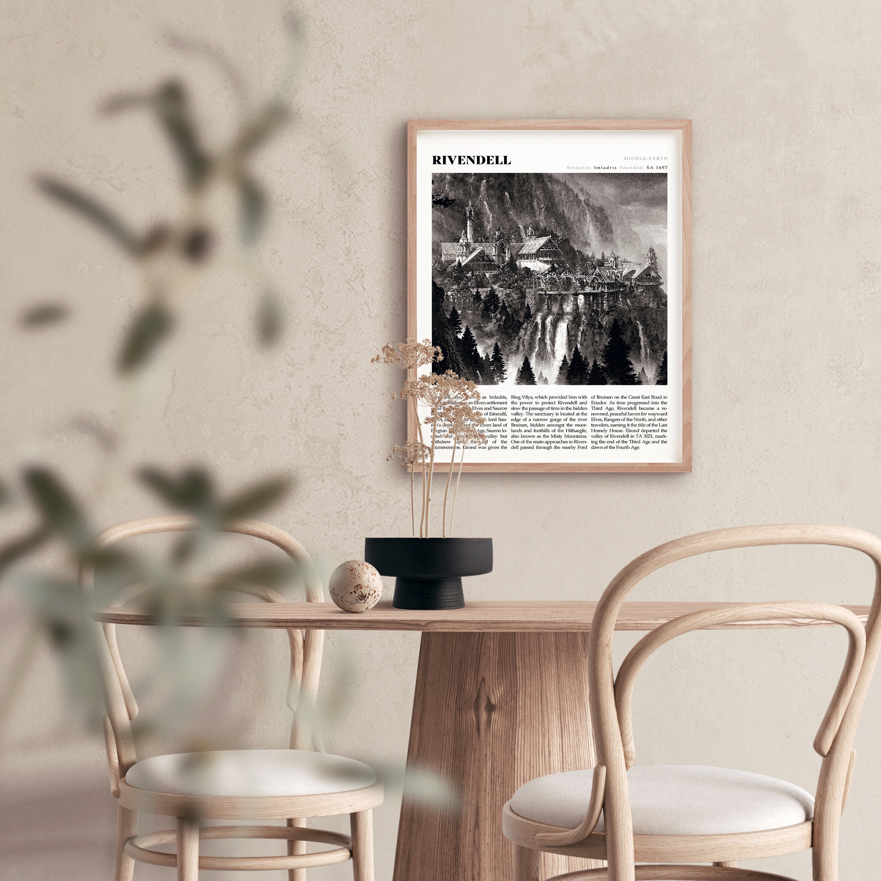 Lord of the Rings Poster Set LOTR Art Modern LOTR Prints Middle Earth ...