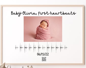 Heartbeat Art Qr Code - Etsy