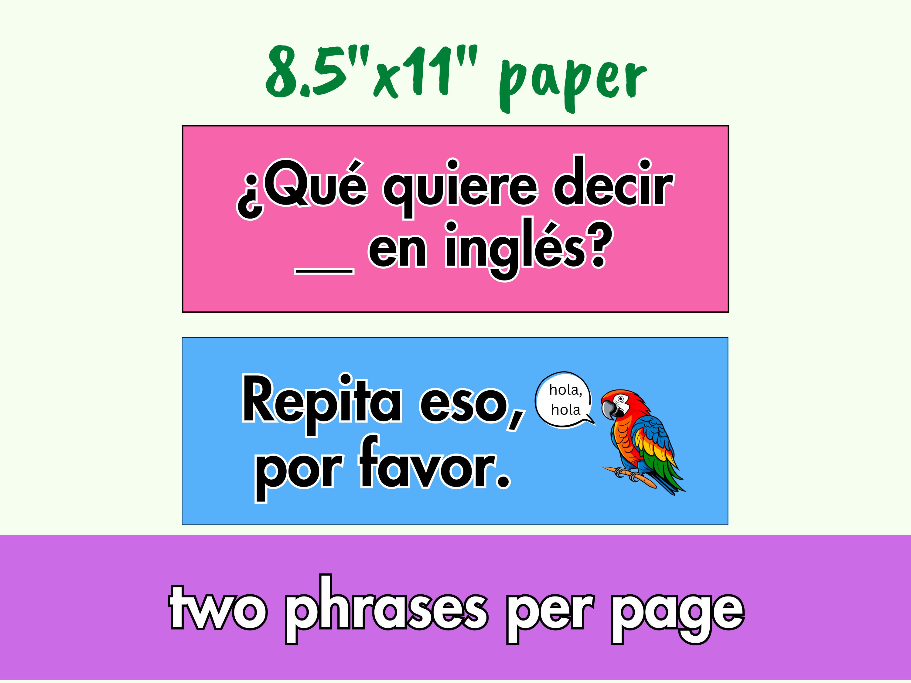 Spanish Classroom Phrases Poster, Teacher Resources, Classroom Decor ...