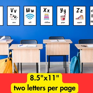 Spanish Poster Set Classroom Bundle: Alphabet, Countries, Months, Days ...