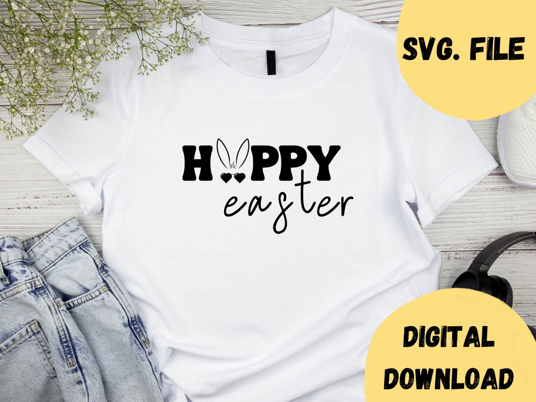 Happy Easter Bunny SVG, Easter Vibes, Pascua, Easter Shirt Svg ...