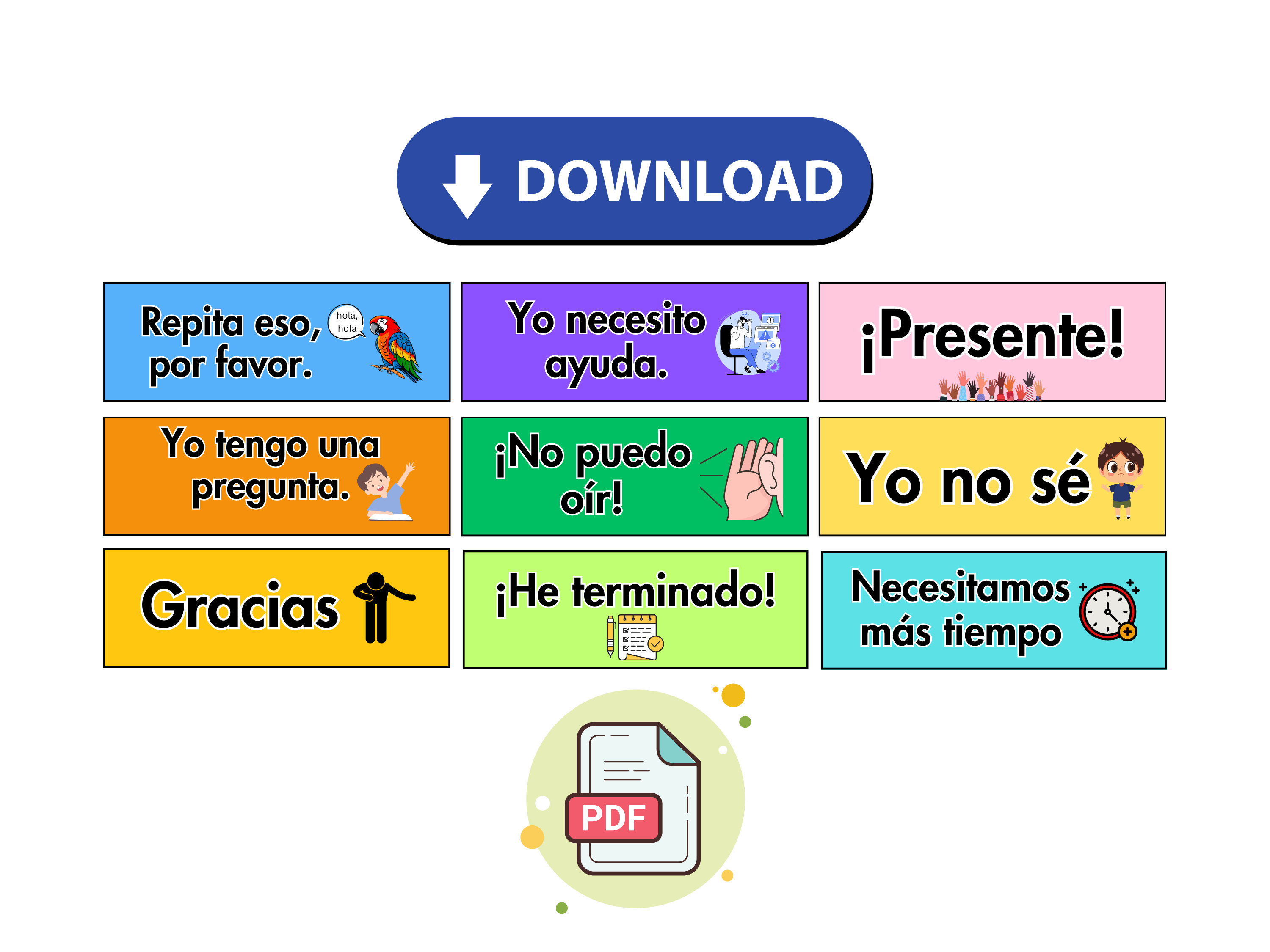 Spanish Classroom Phrases Poster, Teacher Resources, Classroom Decor ...