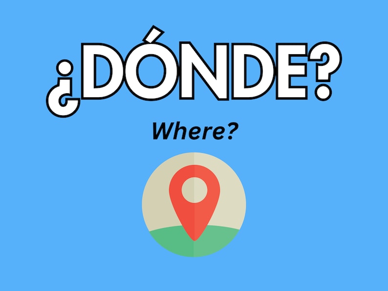 Spanish Classroom Question Words, Preguntas, Printable Posters PDF ...