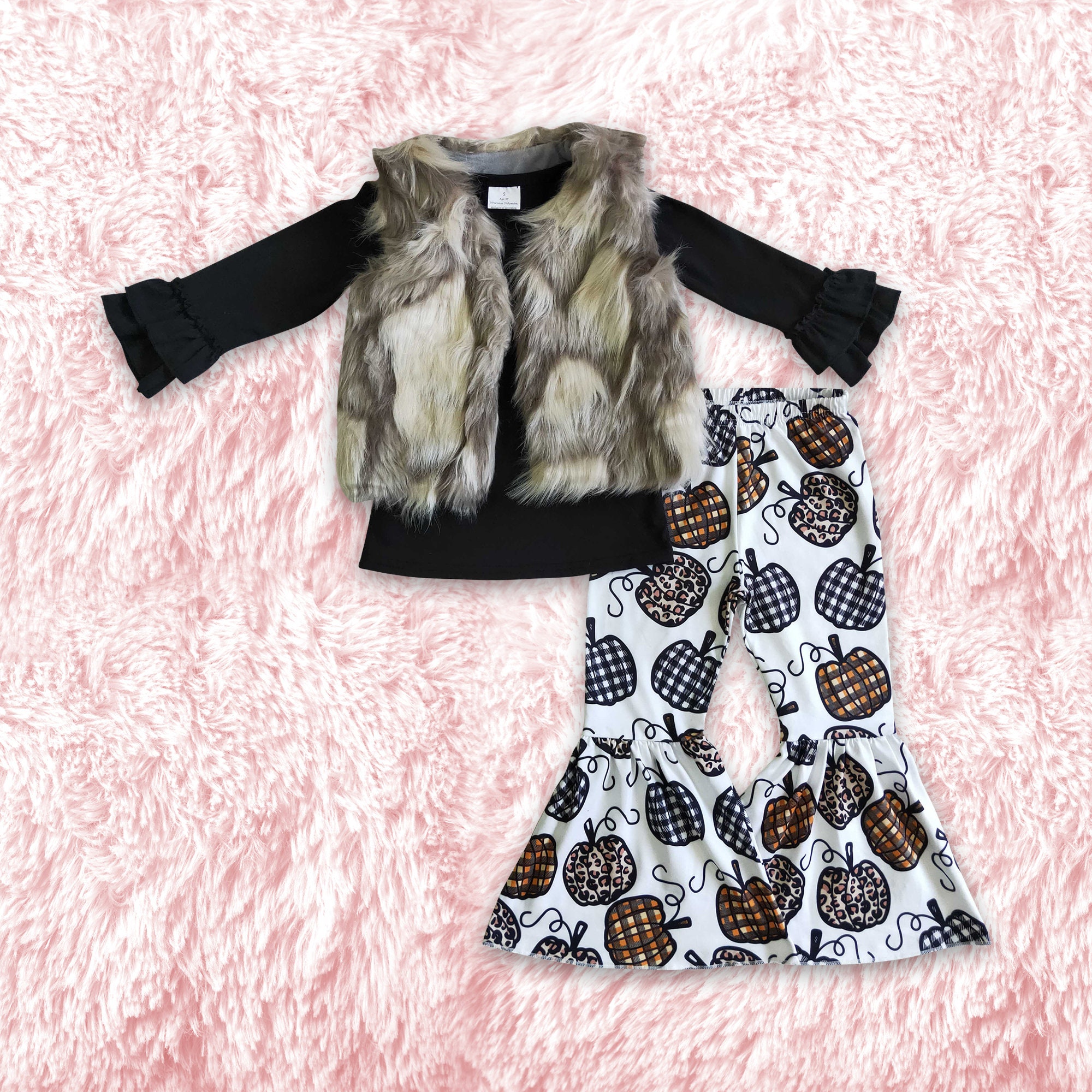 Boutiquetoddler Girl Halloween Outfitbaby Girl Fal Clothing - Etsy