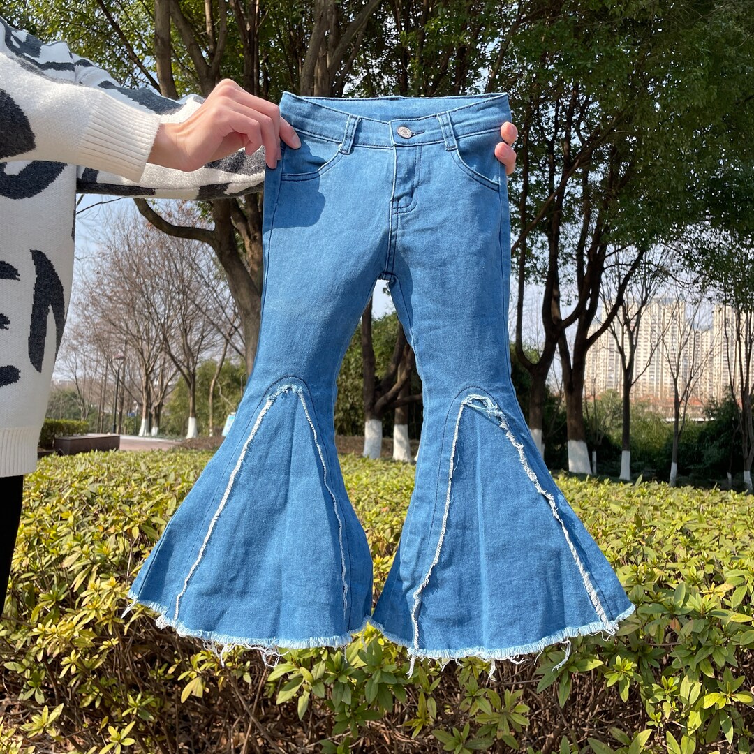 Girl Blue Jeans,girls Pants,teenage Girls Clothing,pants for Girls,bell ...