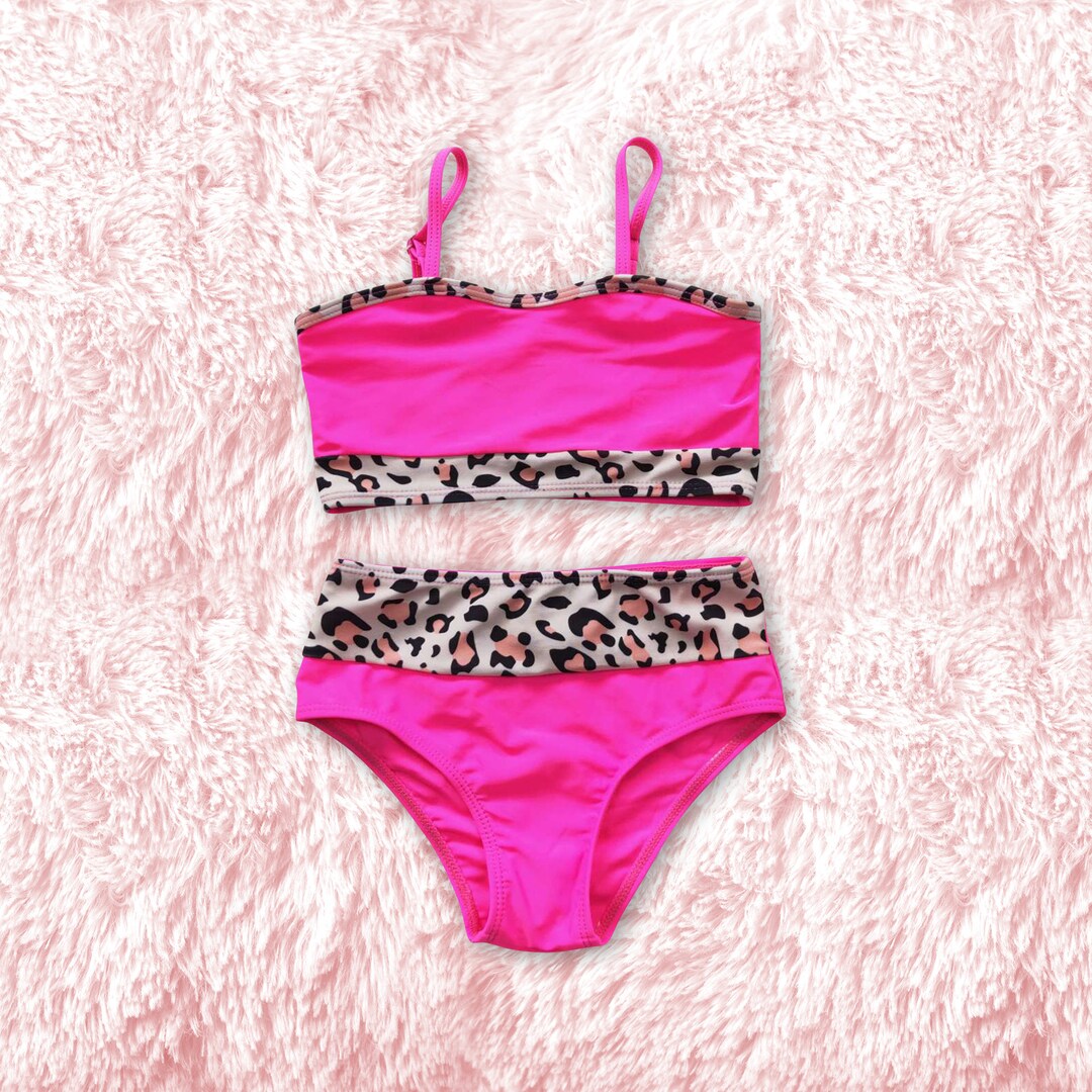 Toddler Swim Wear,hot Pink Swimsuit,one Piece Swimsuit,bathing Suit ...