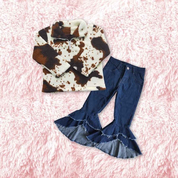 Cow Print Coat - Etsy