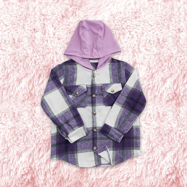 Purple Flannel Shirt - Etsy