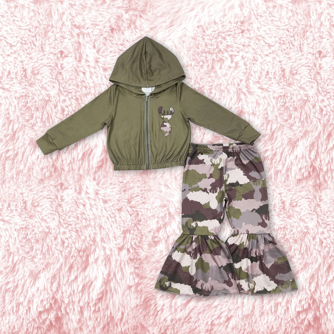 Baby Girl Clothes,baby Girl Camouflage Outfit,toddler Girl Reindeer ...