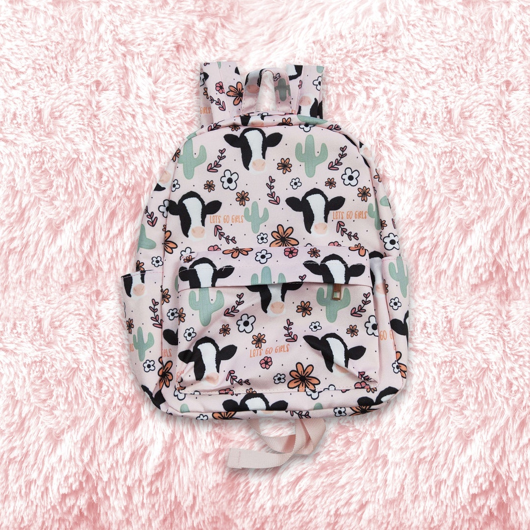 Backpack,back to School,cow Backpack,kids School Bookbag,preschool ...
