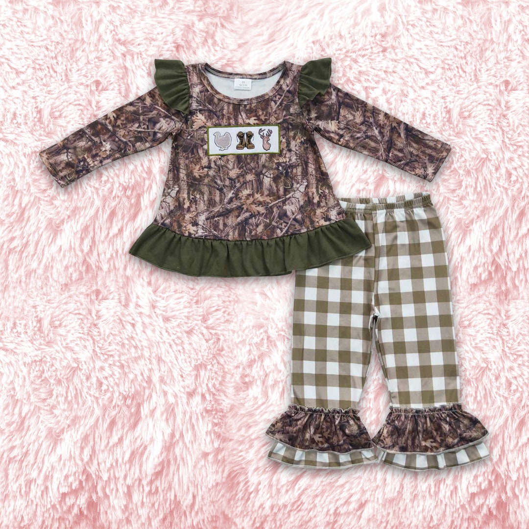 Toddler Girl Clothes,girl Camo Sibling Outfit,toddler Camouflage ...