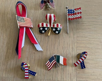 Patriotic Vintage Pins - Etsy