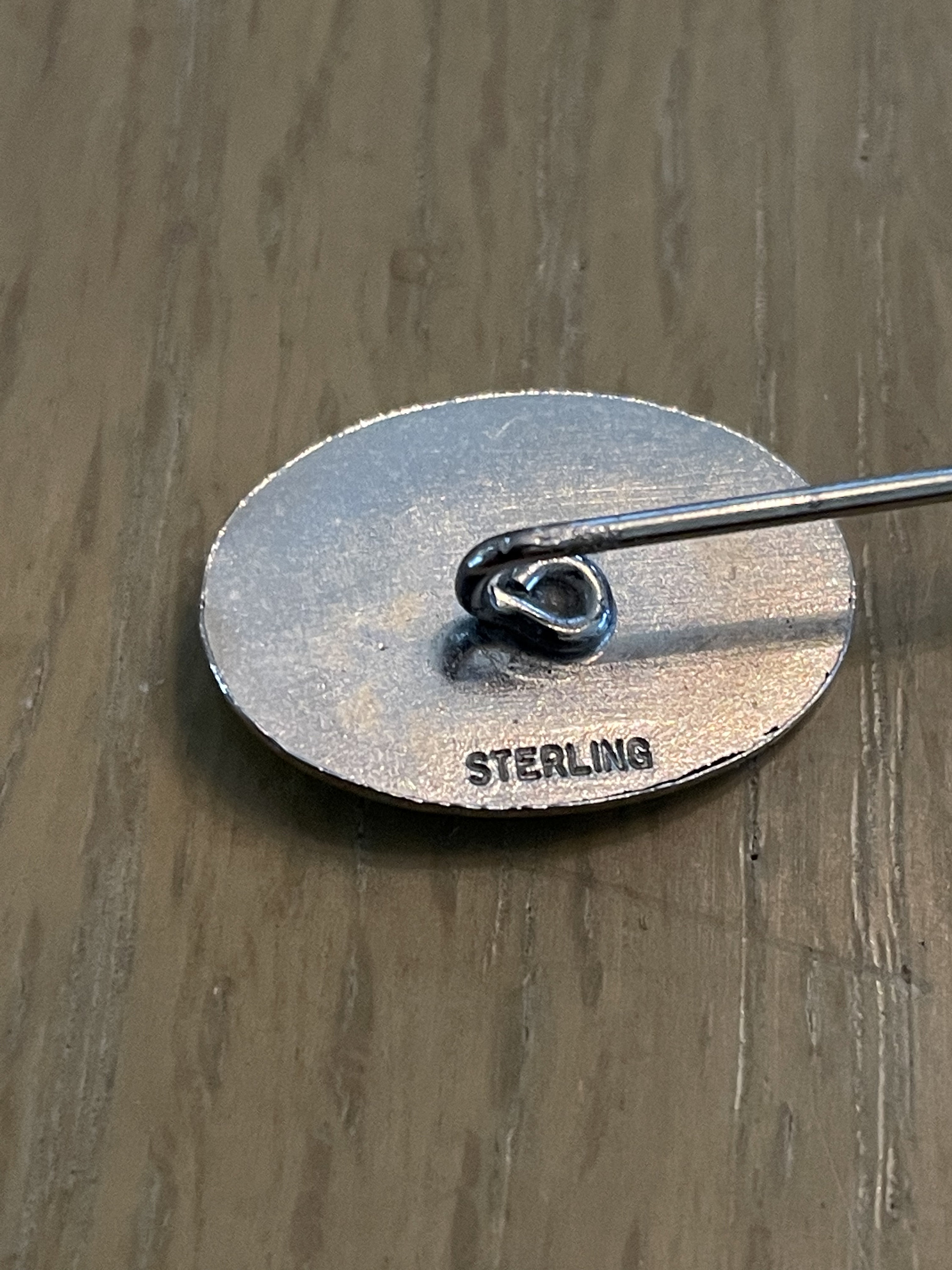 Vintage Sterling Silver Stick Pin - Etsy