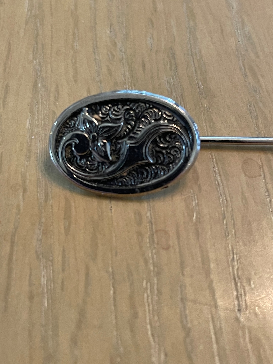 Vintage Sterling Silver Stick Pin - Etsy