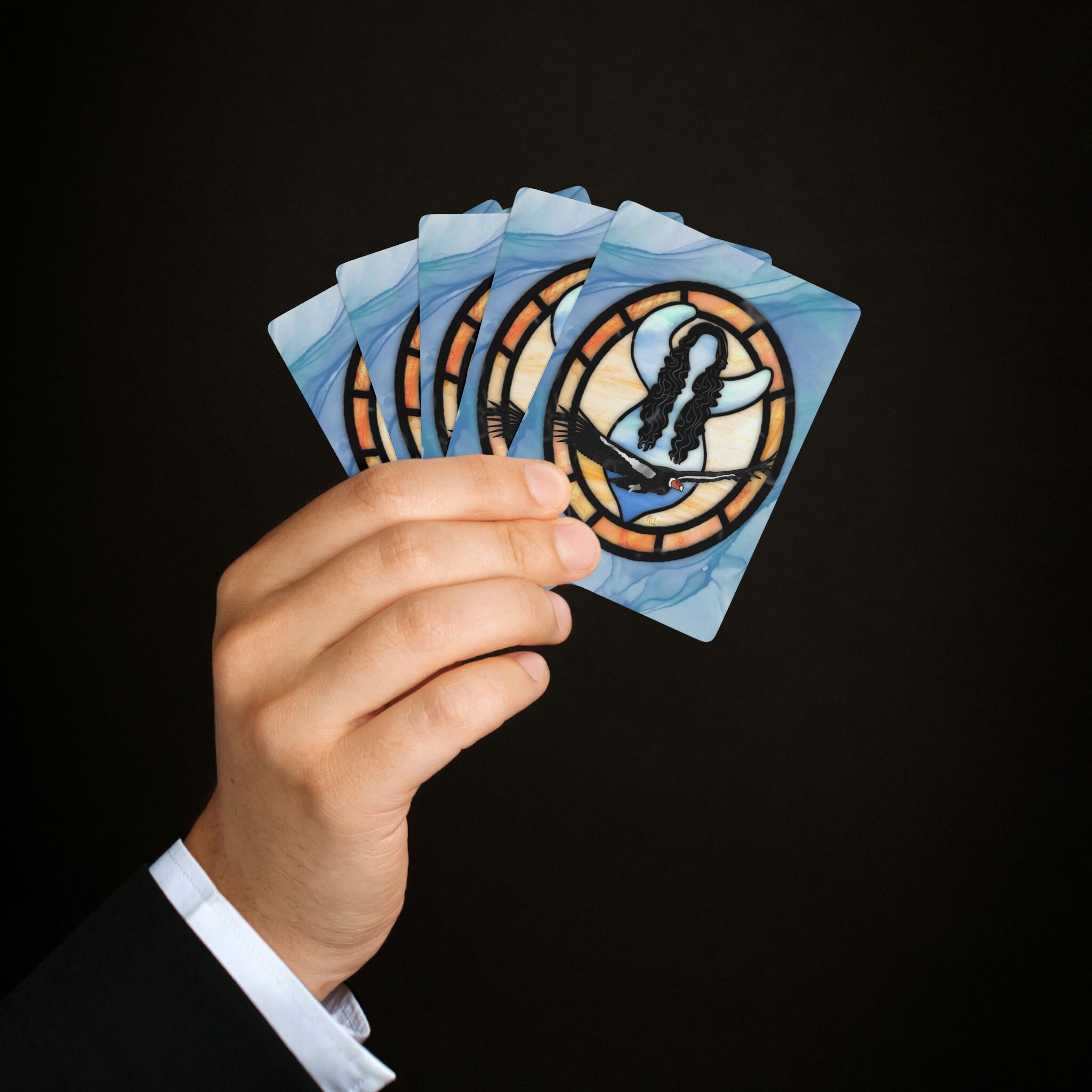California Condor Goddess Playing Cards - Etsy