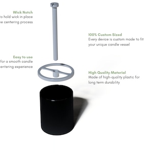 Candle Wick Centering Tool | Wick Setter | Single Wick | Custom-fit ...