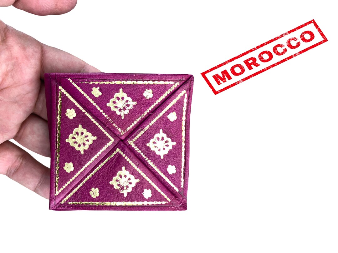 Handmade Moroccan Wallet of Banknotes and Coins in Natural - Etsy