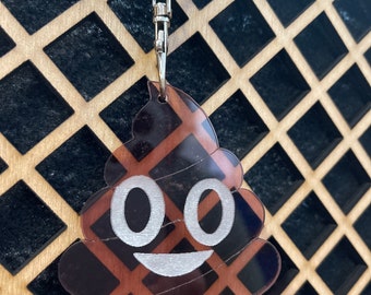 Handmade Poop Emoji Dog Poo Bag Holder Keychain - Etsy