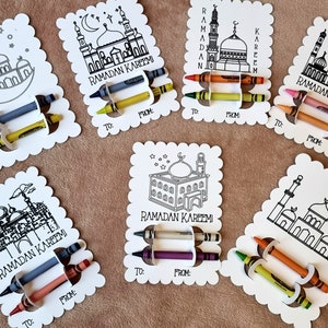 Ramadan Children's Colouring Cards and Activities. for Muslims Sitting ...