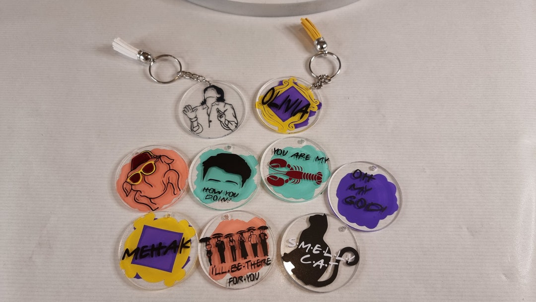 Friends Tv Show Key Chains - Etsy