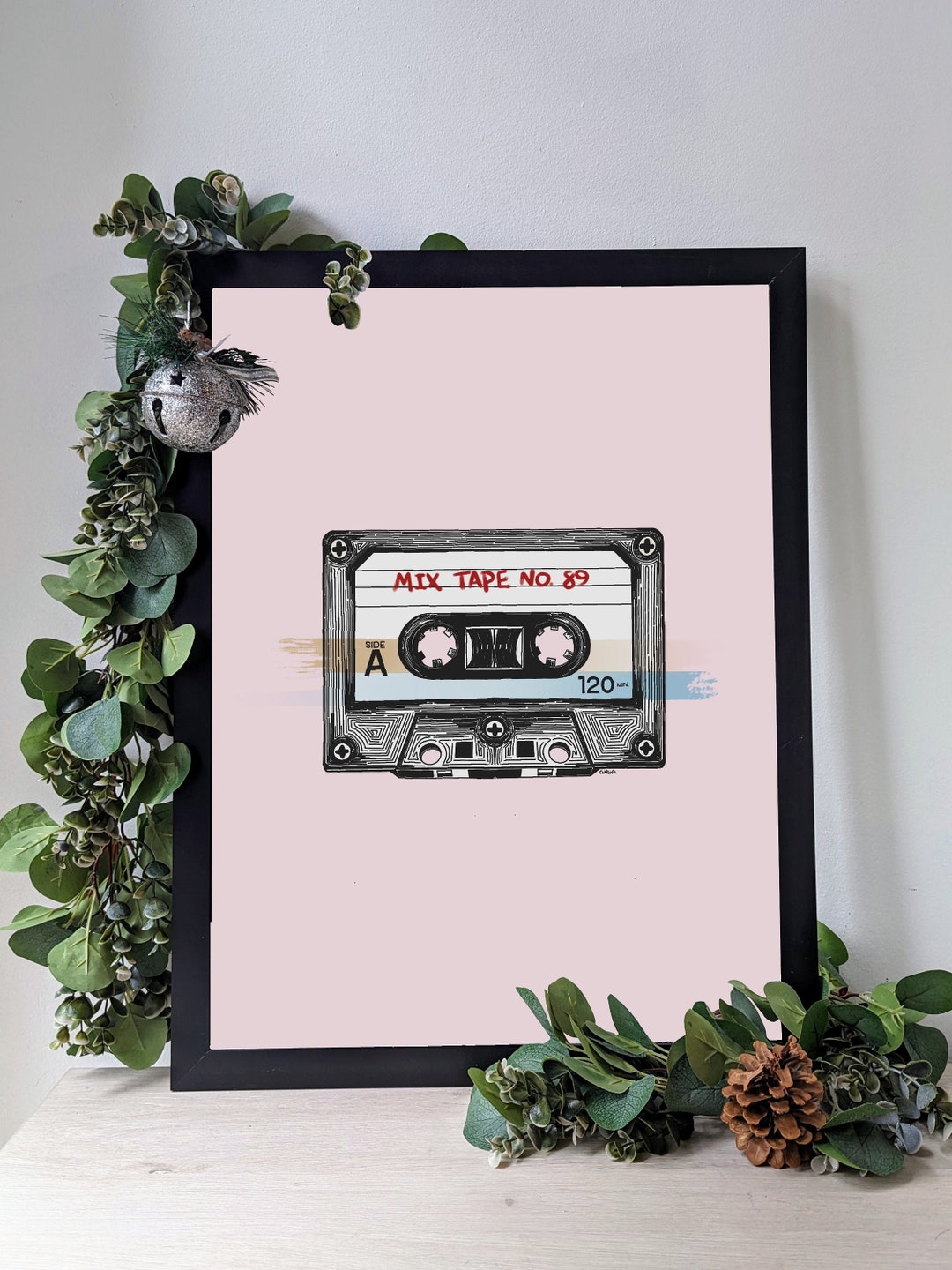 Retro Cassette Tape Poster - Etsy