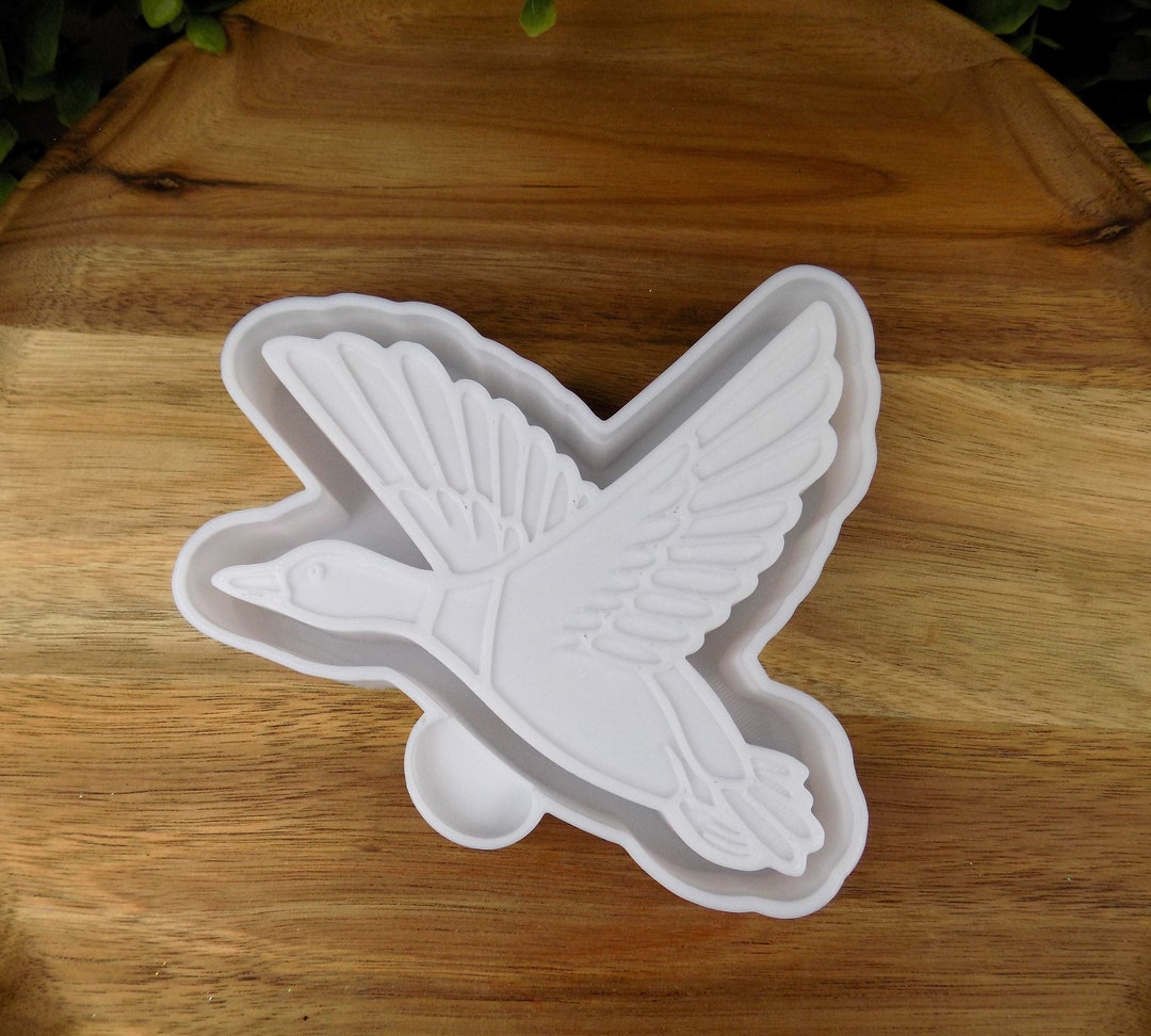 Mallard Duck Car Freshie Mold Housing-3d Printed Flying Duck Mold ...