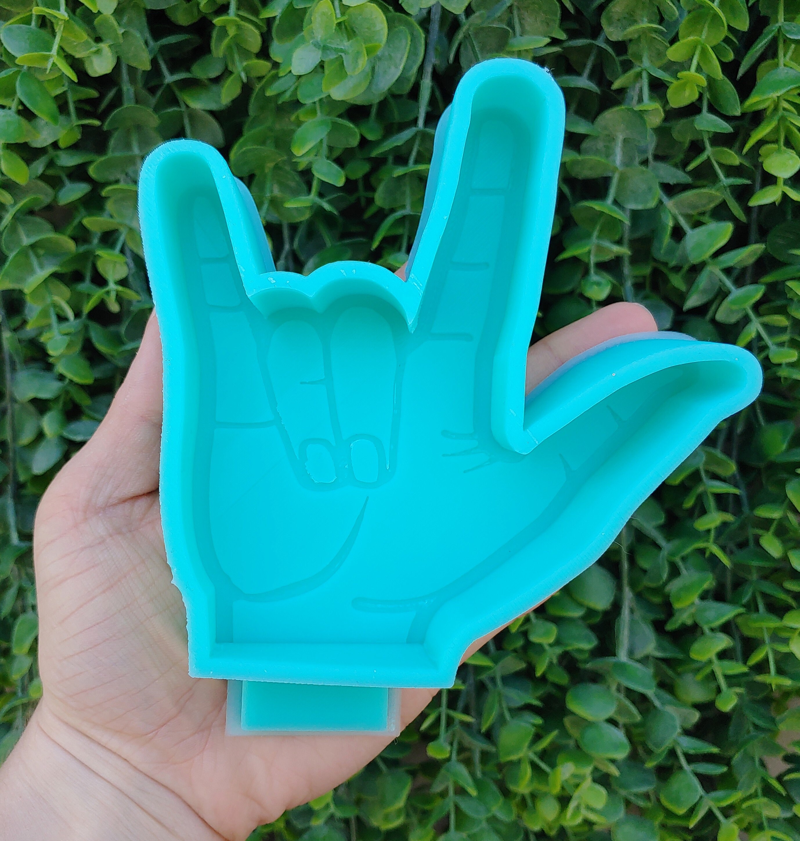 ASL Mold Housing I Love You 3d-printed Mold DIY American Sign Language ...