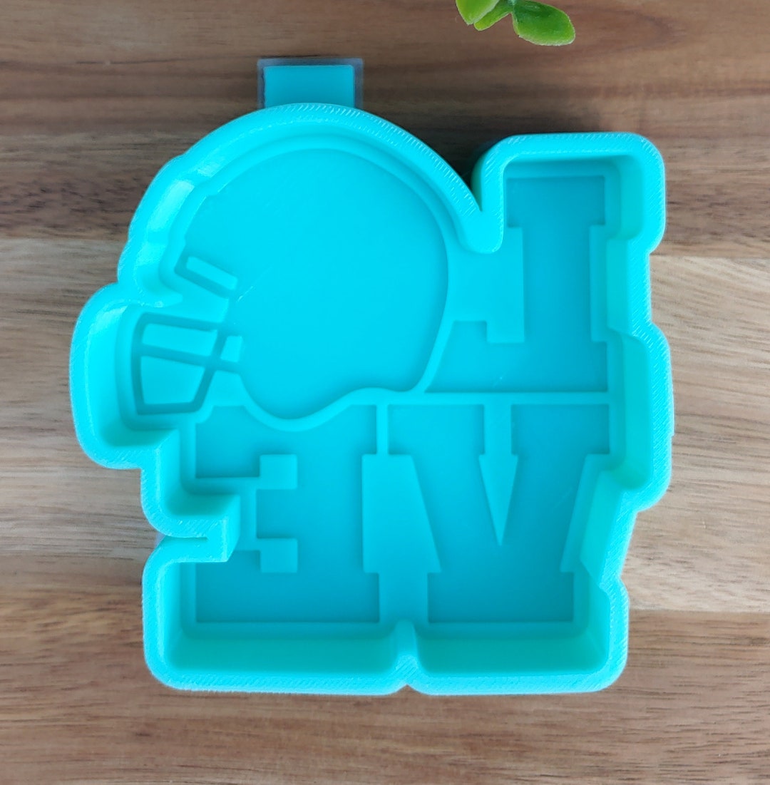 Football-themed Silicone Mold | Football-lover Craft Mold | DIY ...