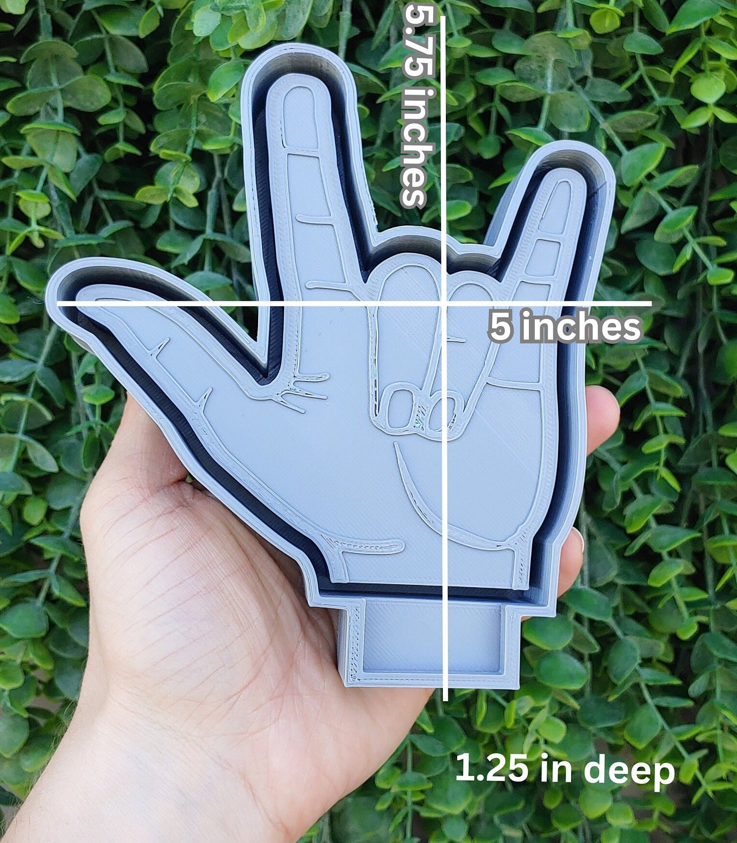 ASL Mold Housing | I Love You 3d-printed Mold | DIY American Sign ...