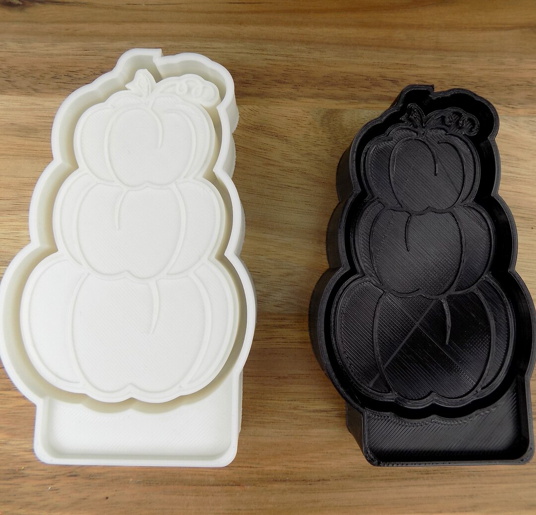 Stacked Pumpkins Freshie Mold Housing | 3d-printed Mold for Autumn ...