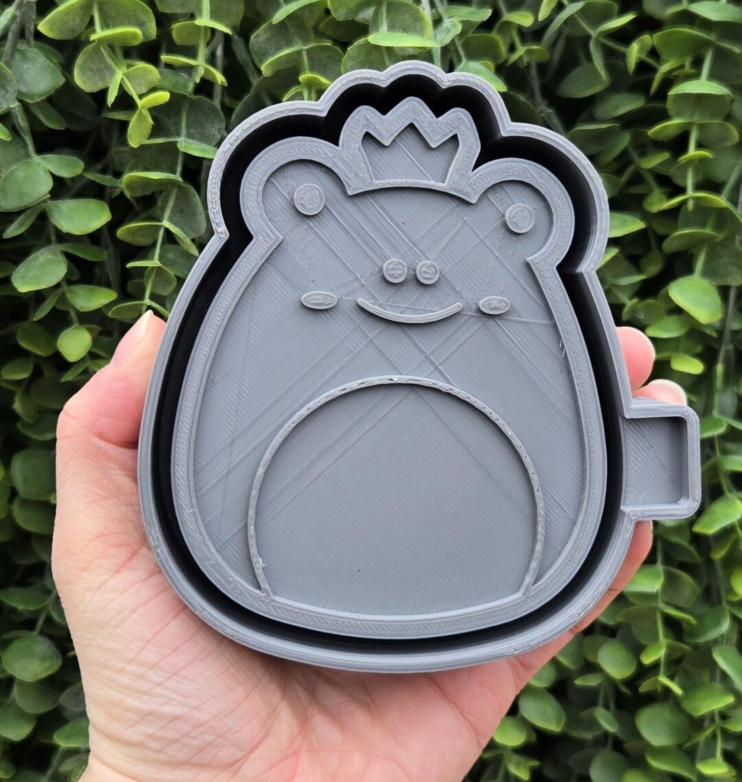 3D Printed Frog King Mold Housing: DIY Silicone Freshie Mold Maker - Etsy