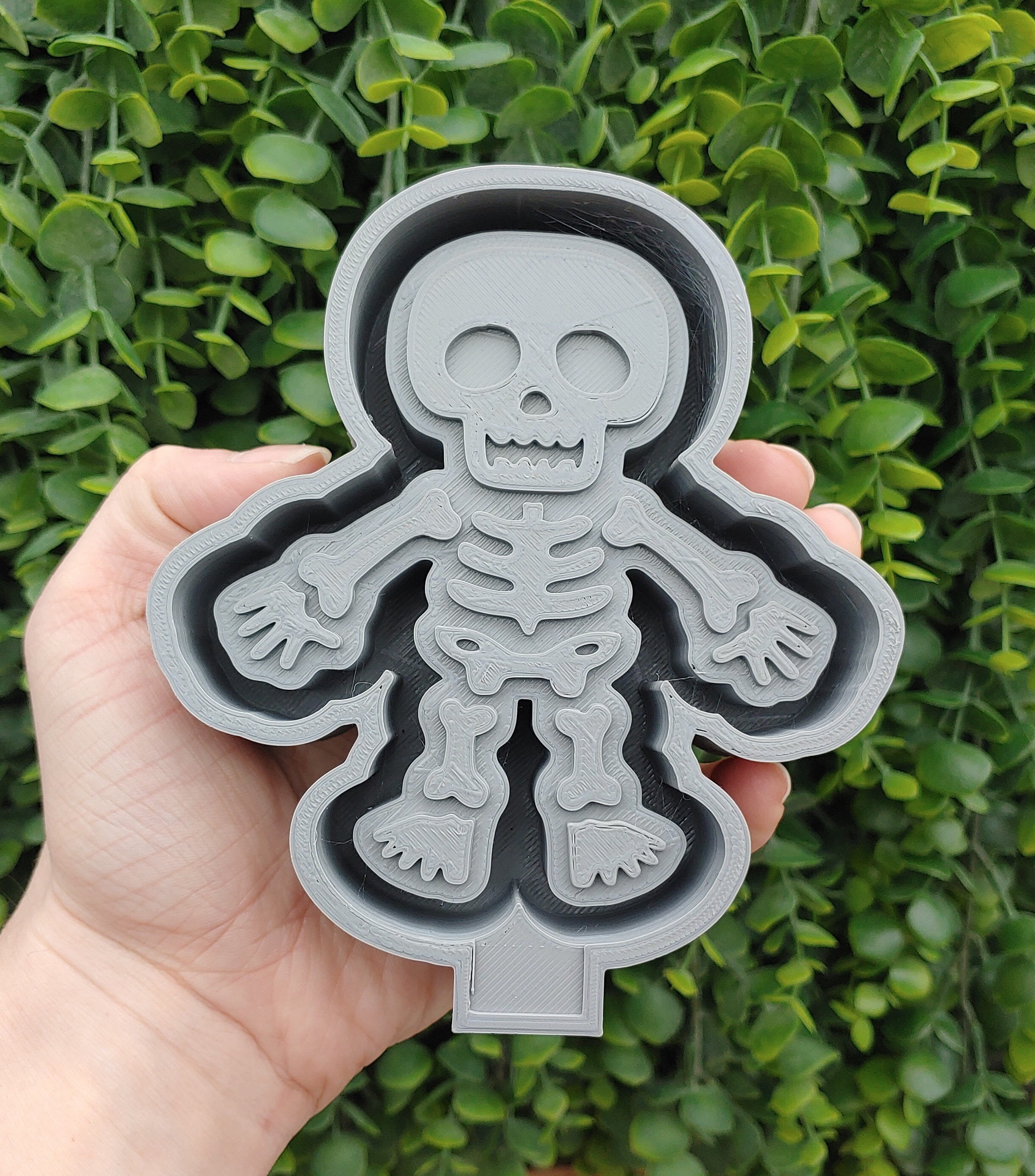 Spooky Scary Skeleton Mold Housing | 3d-printed Freshie Mold for ...