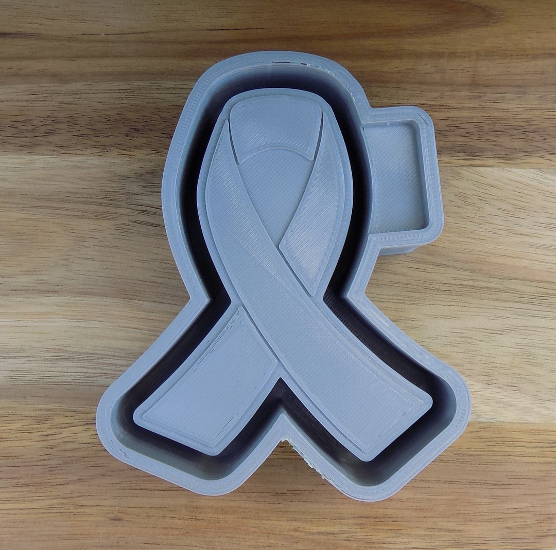Awareness Ribbon Freshie Mold Housing: 3d-printed Silicone Mold Maker ...