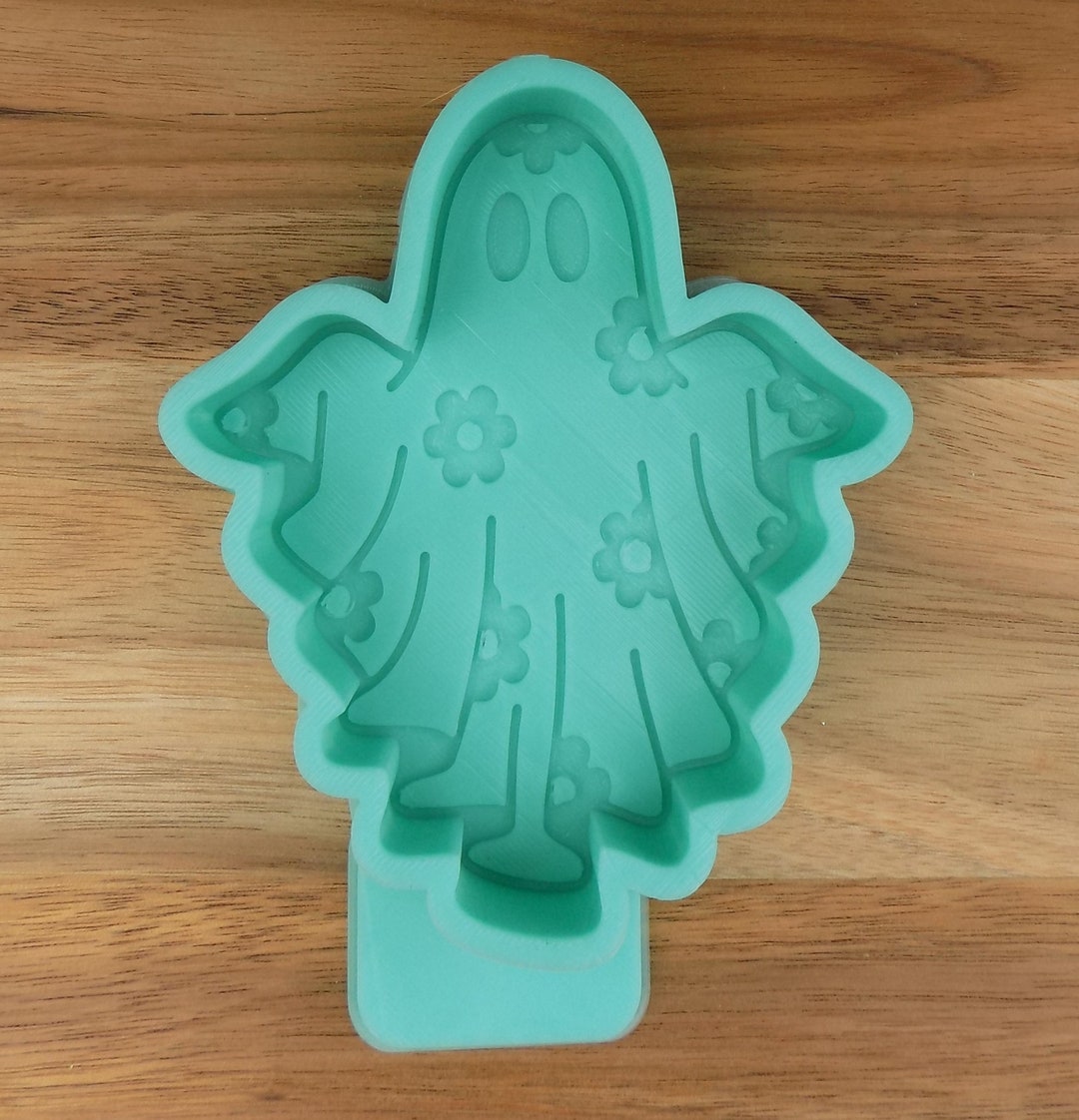 Flower Ghost Car Freshie Mold for Halloween | Handmade Fall-themed ...