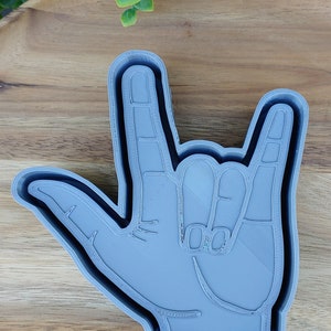 ASL Mold Housing | I Love You 3d-printed Mold | DIY American Sign ...