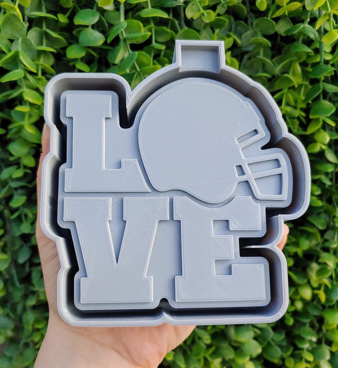 Football Themed Mold Housing | Football Lover 3d-printed Mold | DIY ...