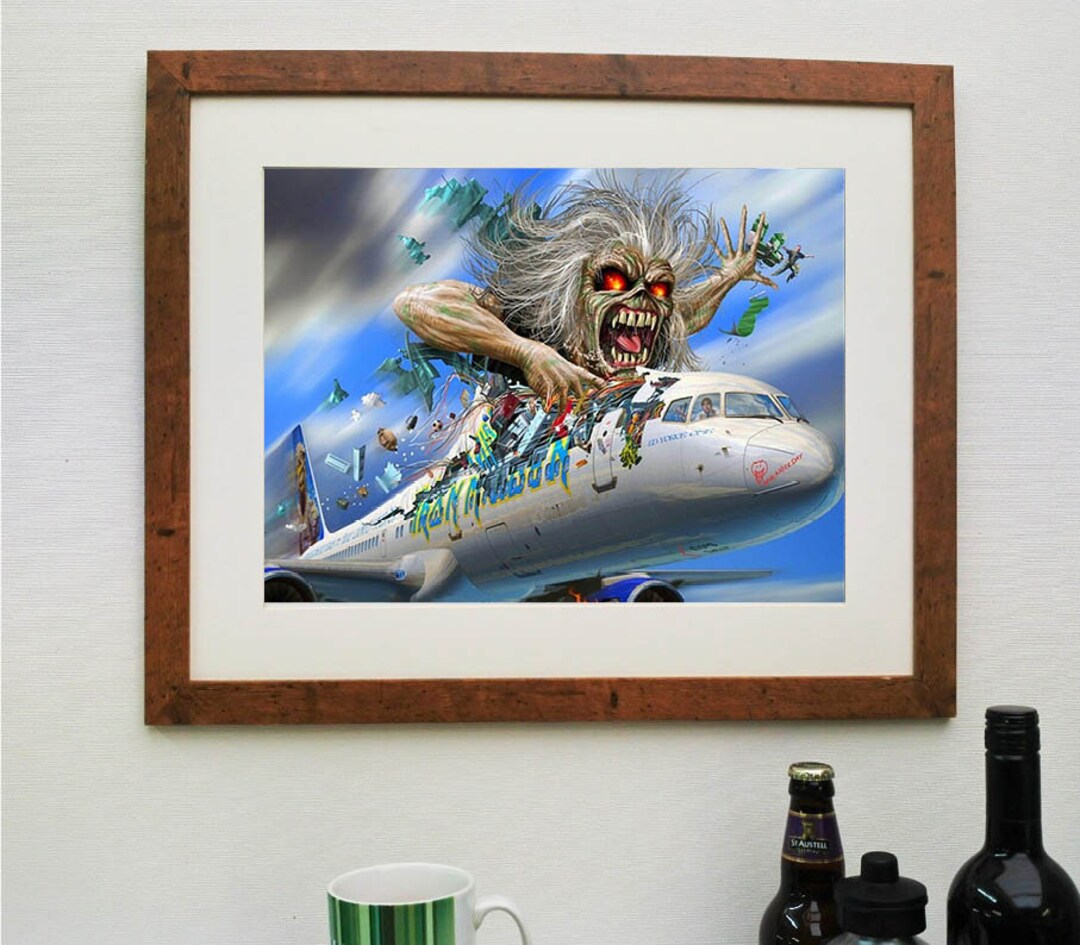 Iron Maiden Eddie Jet Plane Poster - Etsy