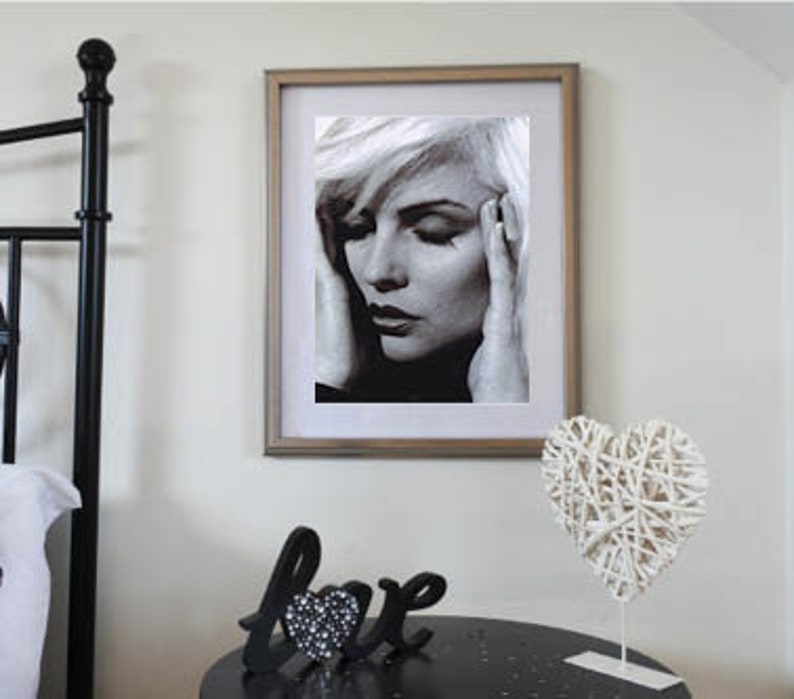 Debbie Harry Blondie Awesome BW Poster Tragic Pose - Etsy